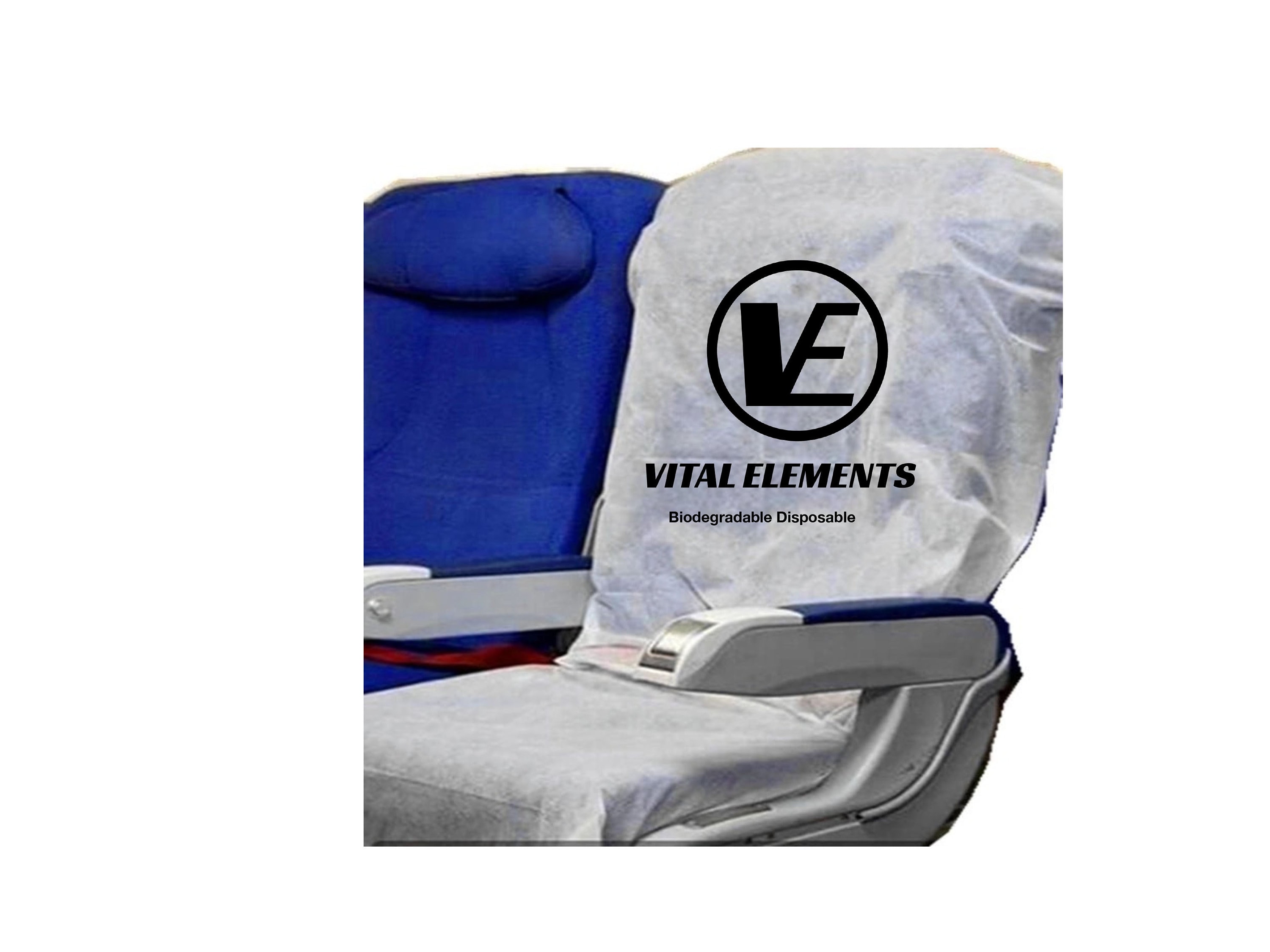 Airline Seat and Armrest Covers and TSA Tray Liners Combo Pack Both ...