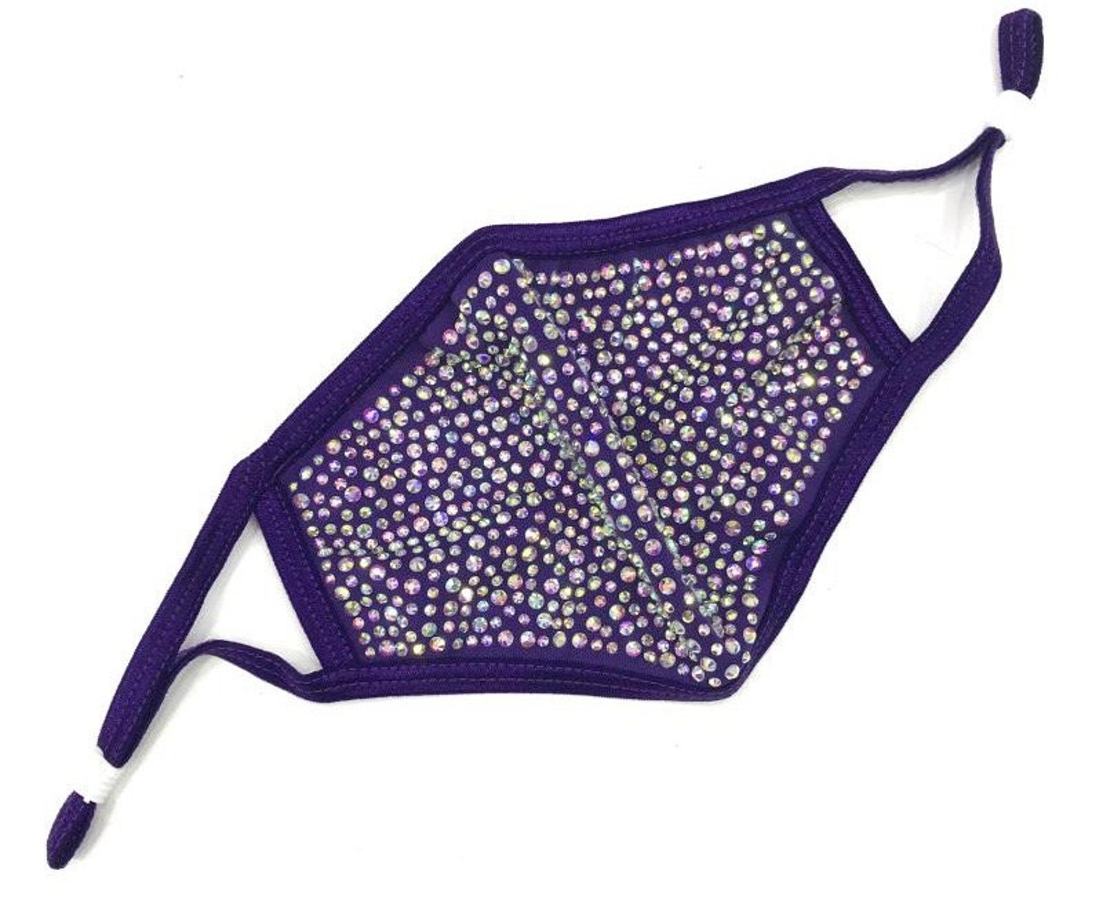 Bling Bling Rhinestone Face Covering NEW METAL COLORS - Etsy