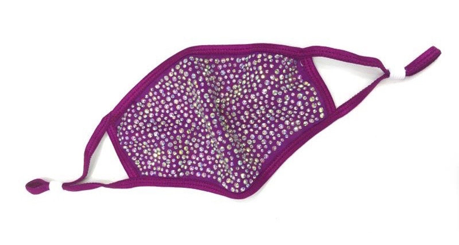 Bling Bling Rhinestone Face Covering NEW METAL COLORS - Etsy