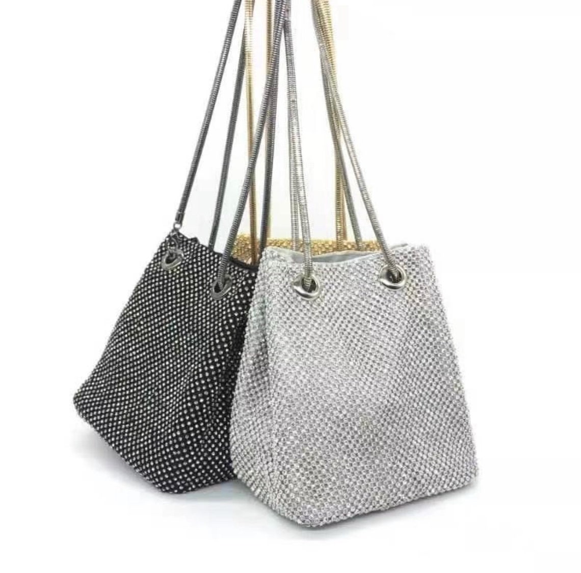Bling Bling Crystal BUCKET BAG Bag (we Also Have Masks to Match) - Etsy