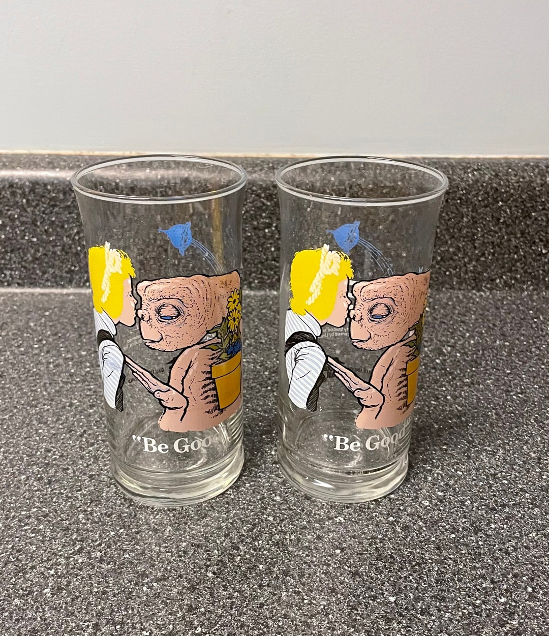1982 ET ‘be Good’ Collectible Glasses (set of 2) - Etsy