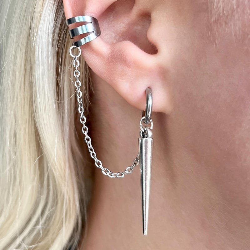 Spike Ear Cuff - Etsy