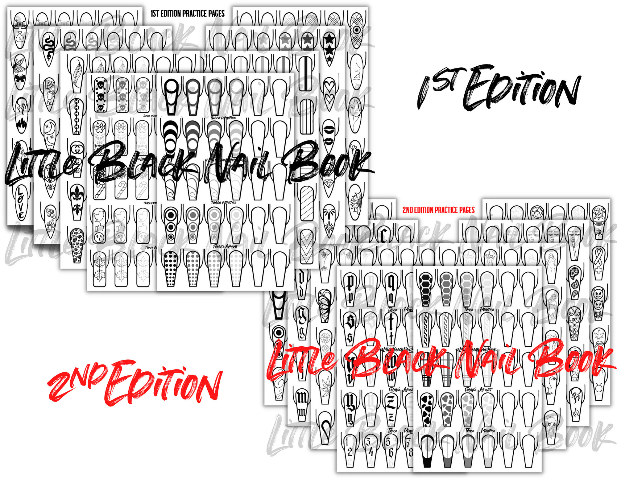 1st & 2nd Edition Trace Practice Pages Digital Download - Etsy