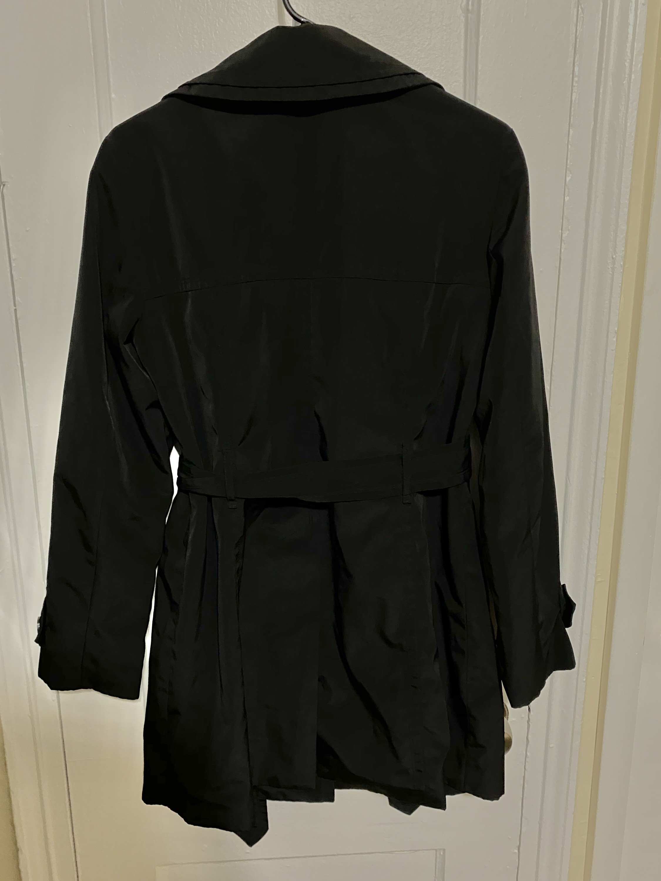 Small London Fog Black Trench Coat / Small Coat / Black Trench Coat ...