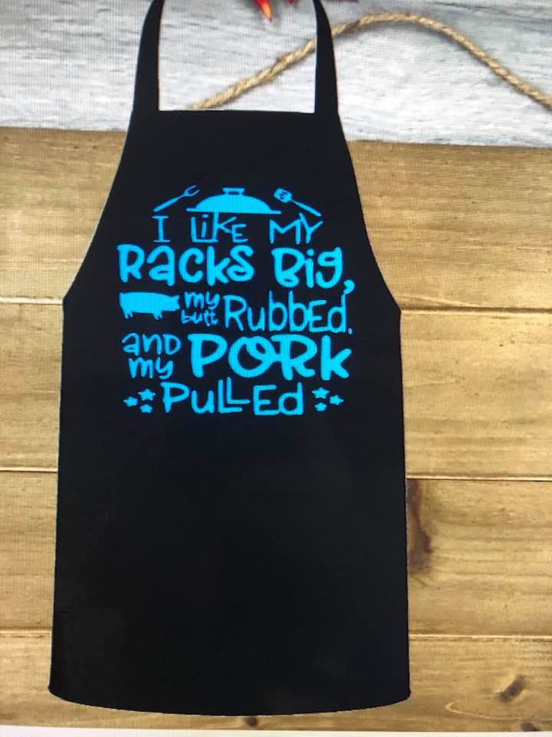 Funny BBQ Saying Dad's Grill Apron,humor Dad BBQ Apron Gift for Father ...