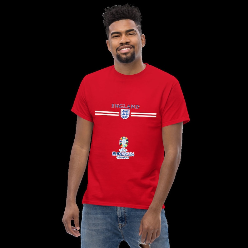 England Men's Classic Tee, Euro 2024 UEFA England , England Tshirt - Etsy