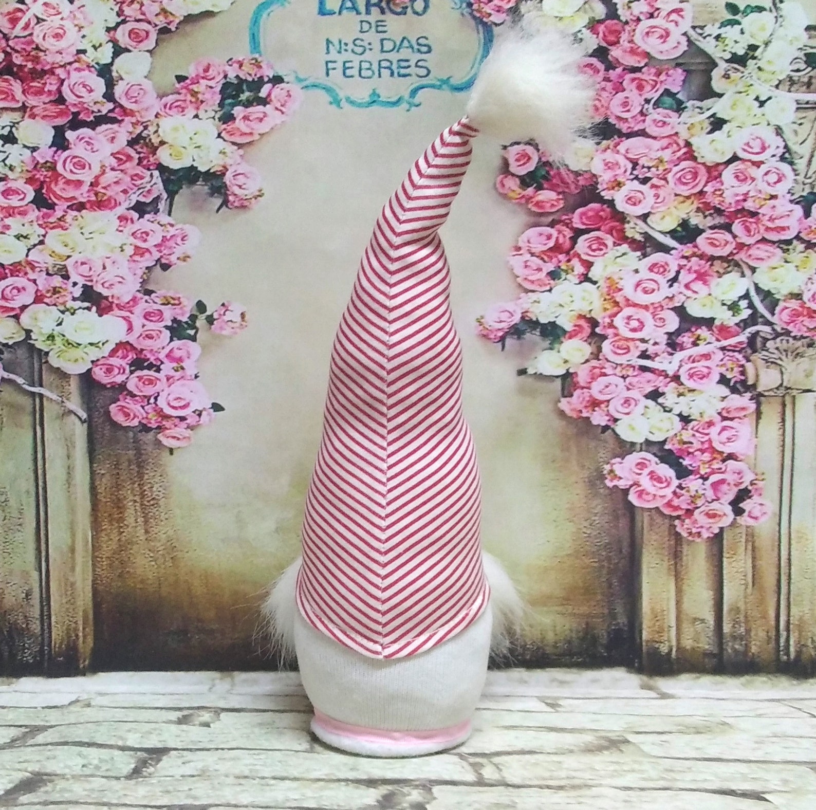 Farm Gnom E Spring Gnome Handmade Gnome Pink Gnome Summer Gnome Cute ...