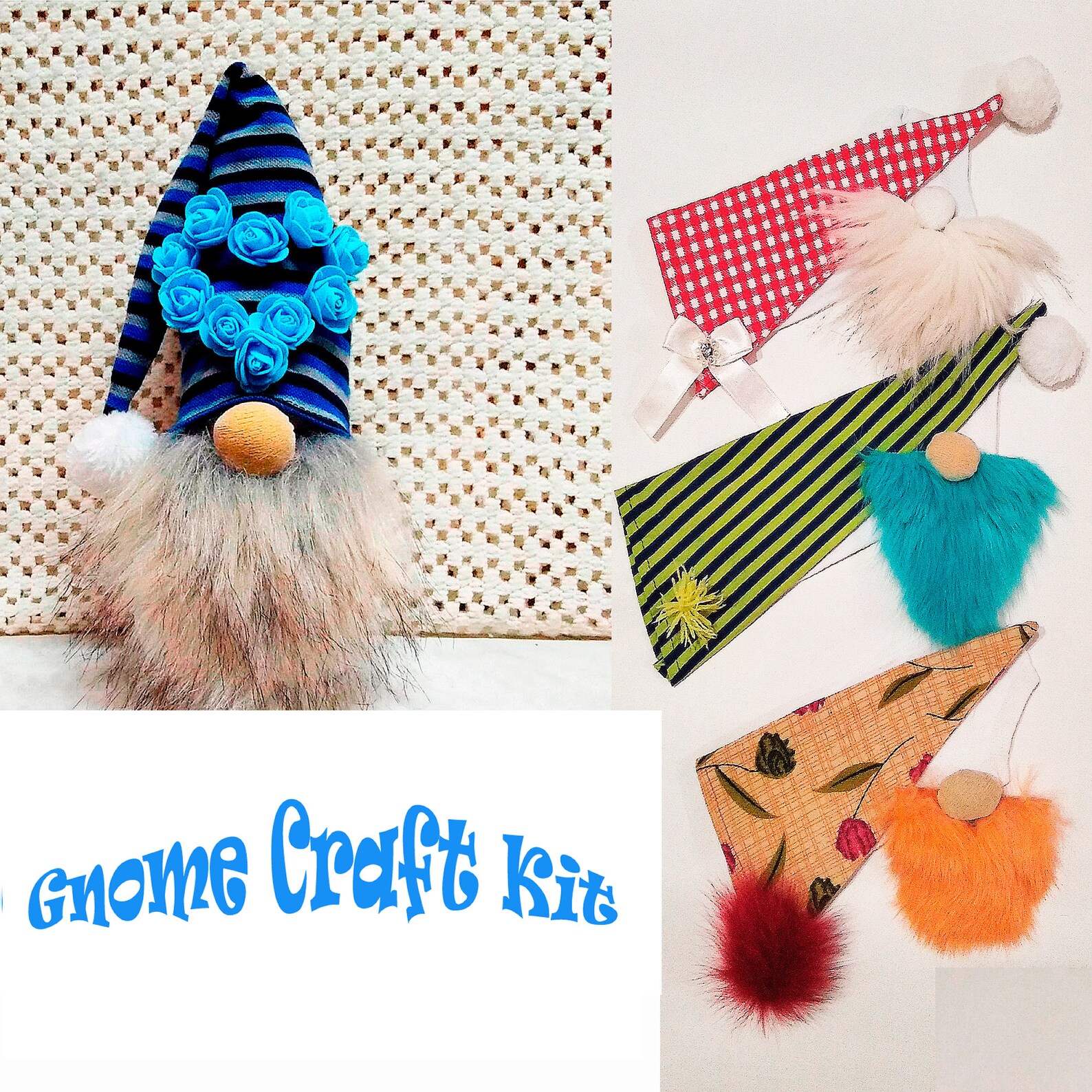 Gnome Craft Kit Gift Idea Gnome Crafting Supplies No Sewing - Etsy