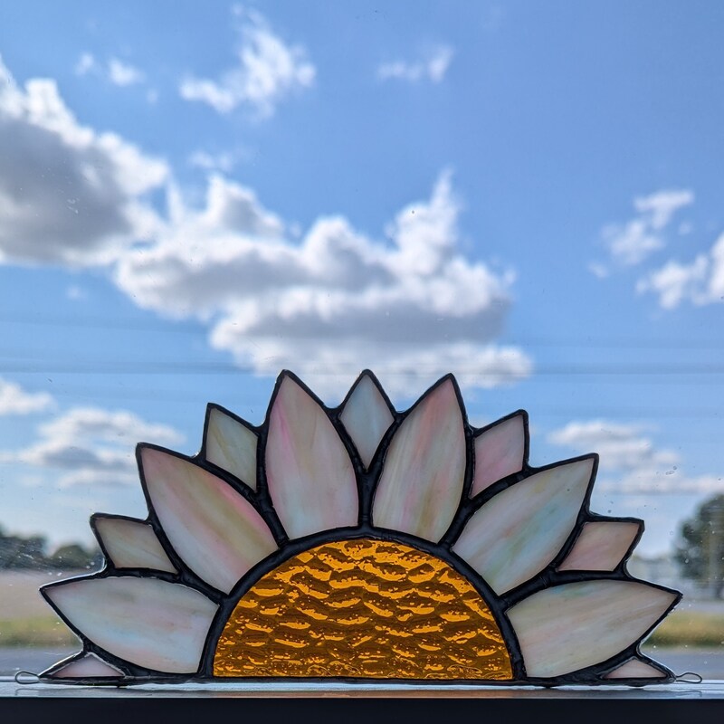 Glass Sunflower - Etsy