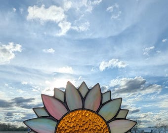 Stained Glass Sunflower - Etsy