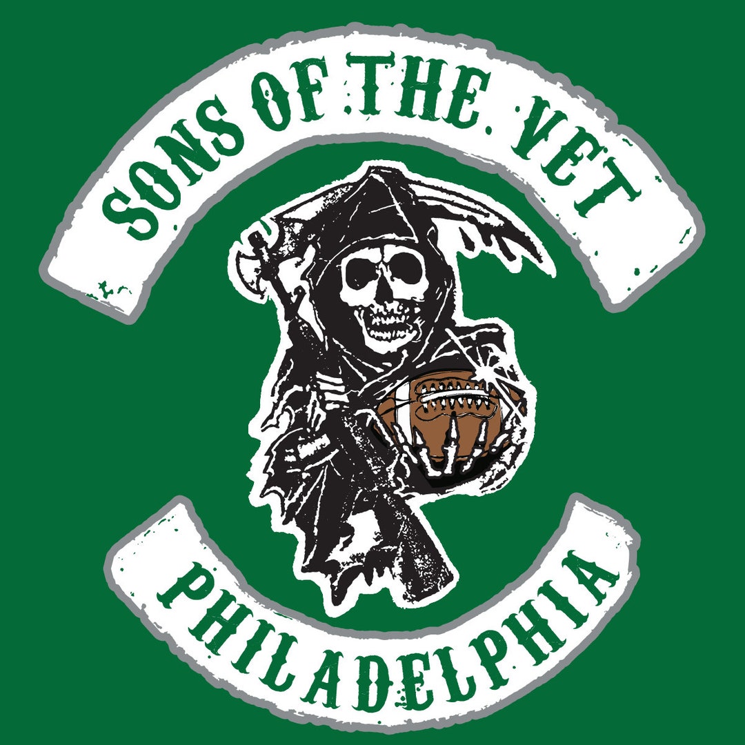 Sons of the Vet Custom Philadelphia Eagles Green T-shirt Size XS-4XL - Etsy