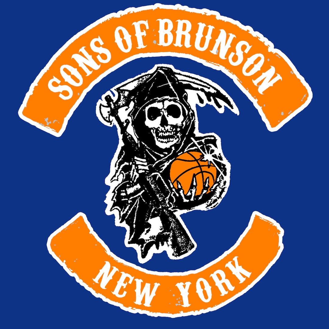 Sons of Brunson Custom New York Knicks Blue T-shirt Size S-3XL - Etsy