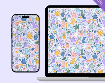 Spring Digital Wallpaper for Mobile and Desktop - Etsy