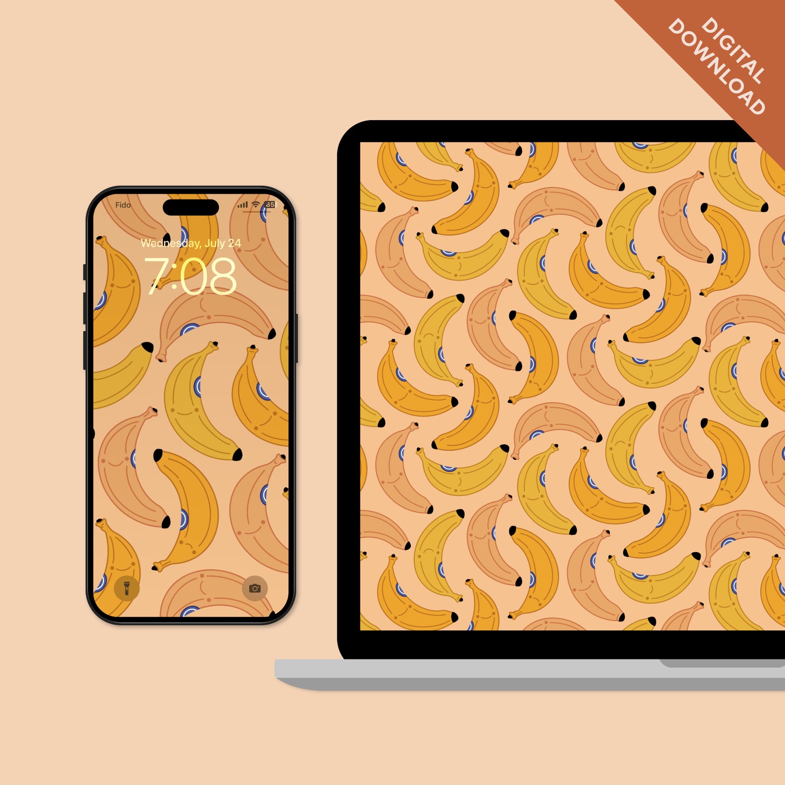 Bananas Digital Wallpaper | Mobile & Desktop Wallpapers for Phone ...
