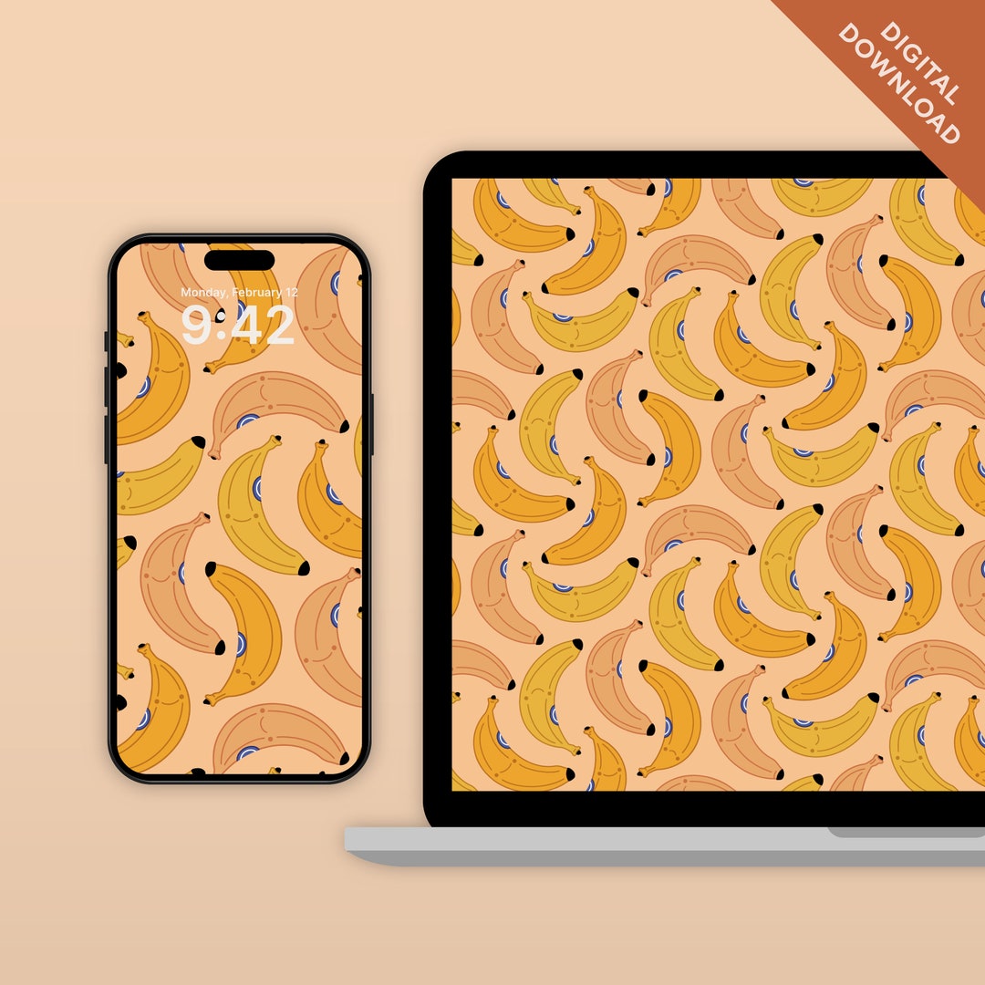 Bananas Digital Wallpaper Mobile & Desktop Wallpapers for Phone, Laptop ...