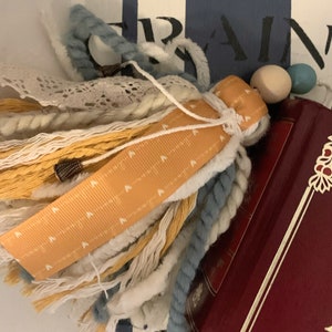 Journal Tassel Bookmark, Junk Journal Tassel, Book Lover Gift , Book ...