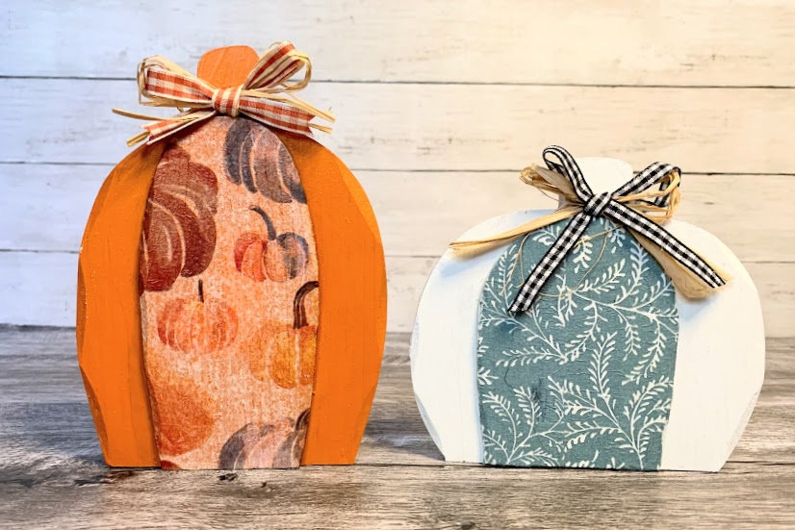 Fall Tiered Tray Décor Autumn Tray Décor Shelf Sitters - Etsy