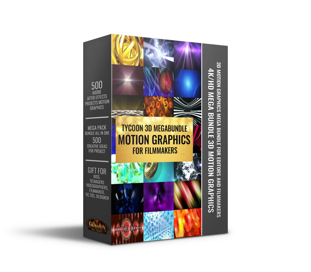 500 AE Adobe After Effects Projects Motion Graphics - Etsy