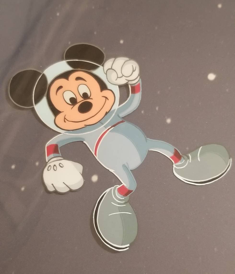 Original Disney Mickey in Space Cel - Etsy