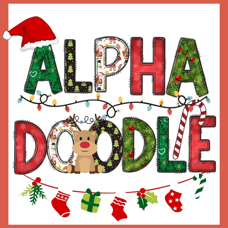 Christmas Doodle - Etsy