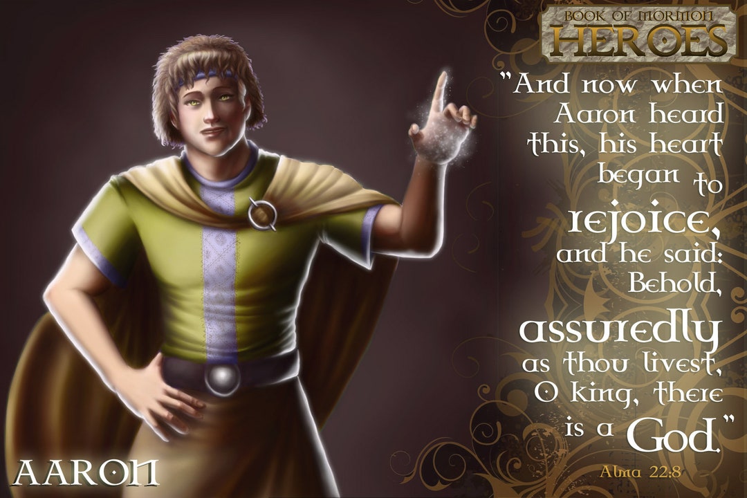 Book of Mormon Heroes Aaron Collector Card - Etsy