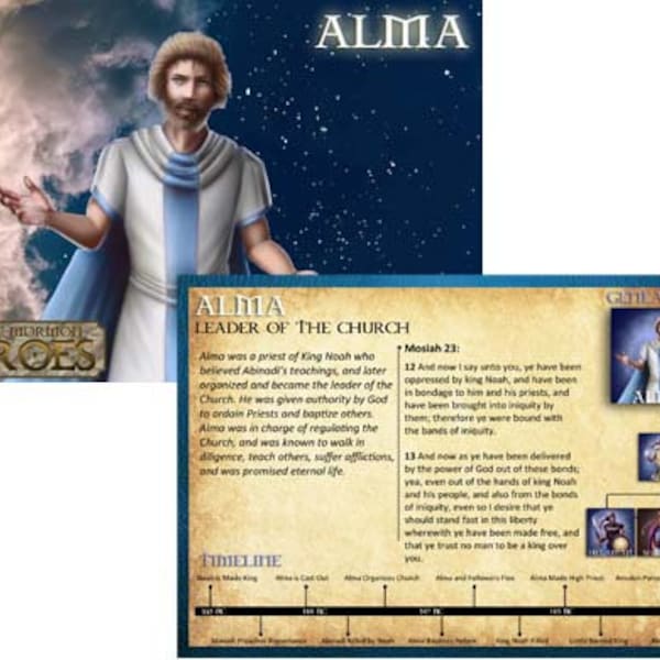 Book of Mormon Hero Cards - Etsy