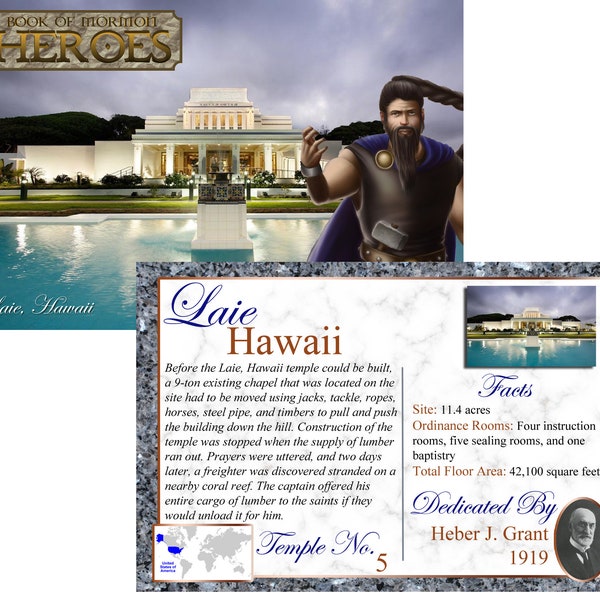 Book of Mormon Hero Cards - Etsy