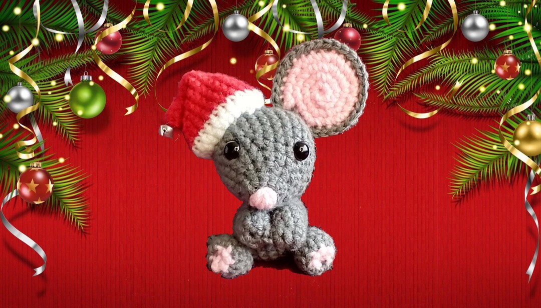 Christmas Mouse Amigurumi Cutie Crochet PDF Pattern - Etsy