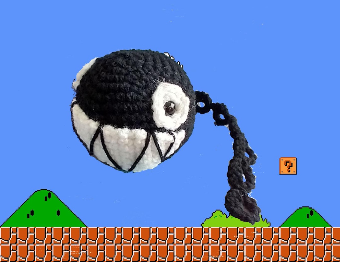 Super Mario Chain Chomp Amigurumi Cutie PDF Pattern - Etsy