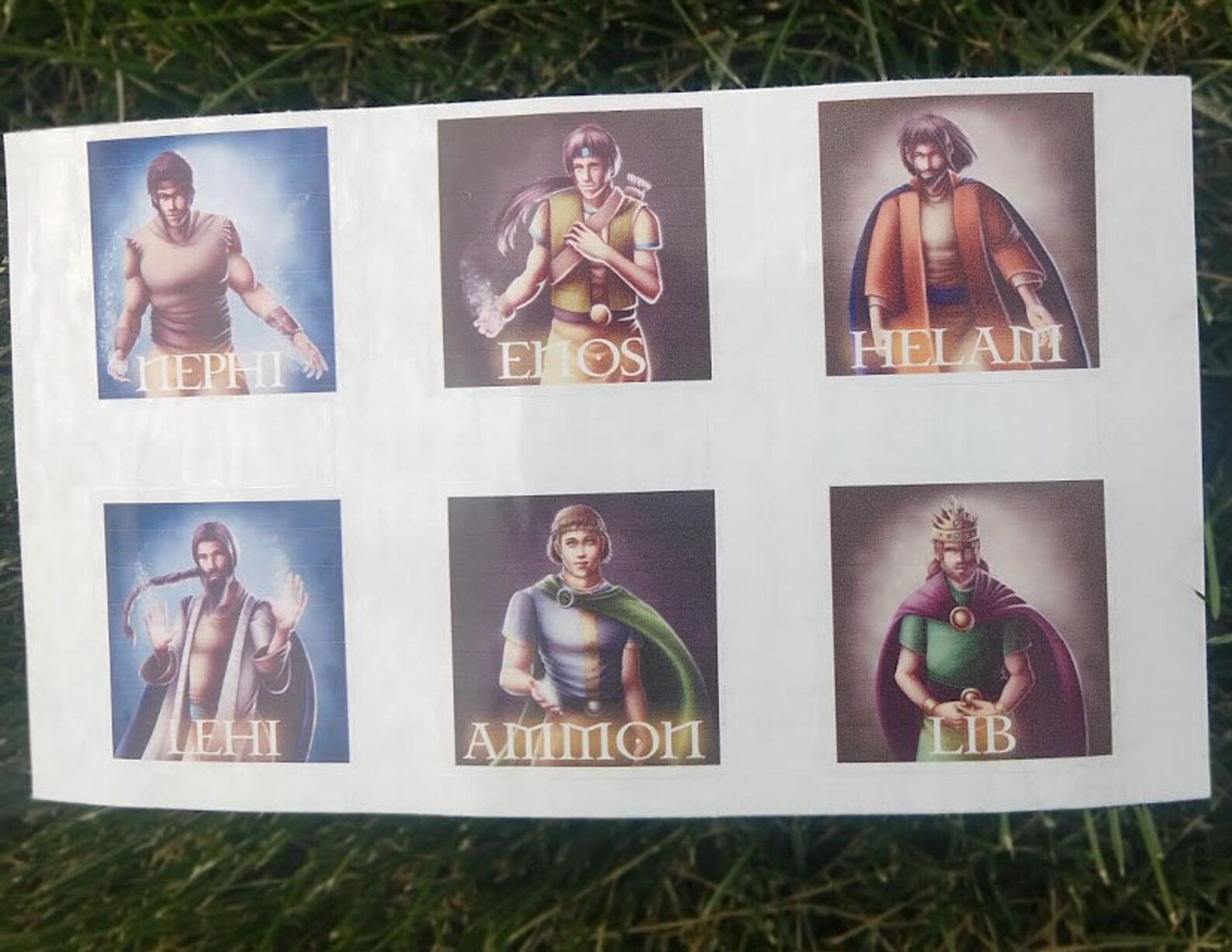 Book of Mormon Heroes Scripture Stickers Set 2 - Etsy
