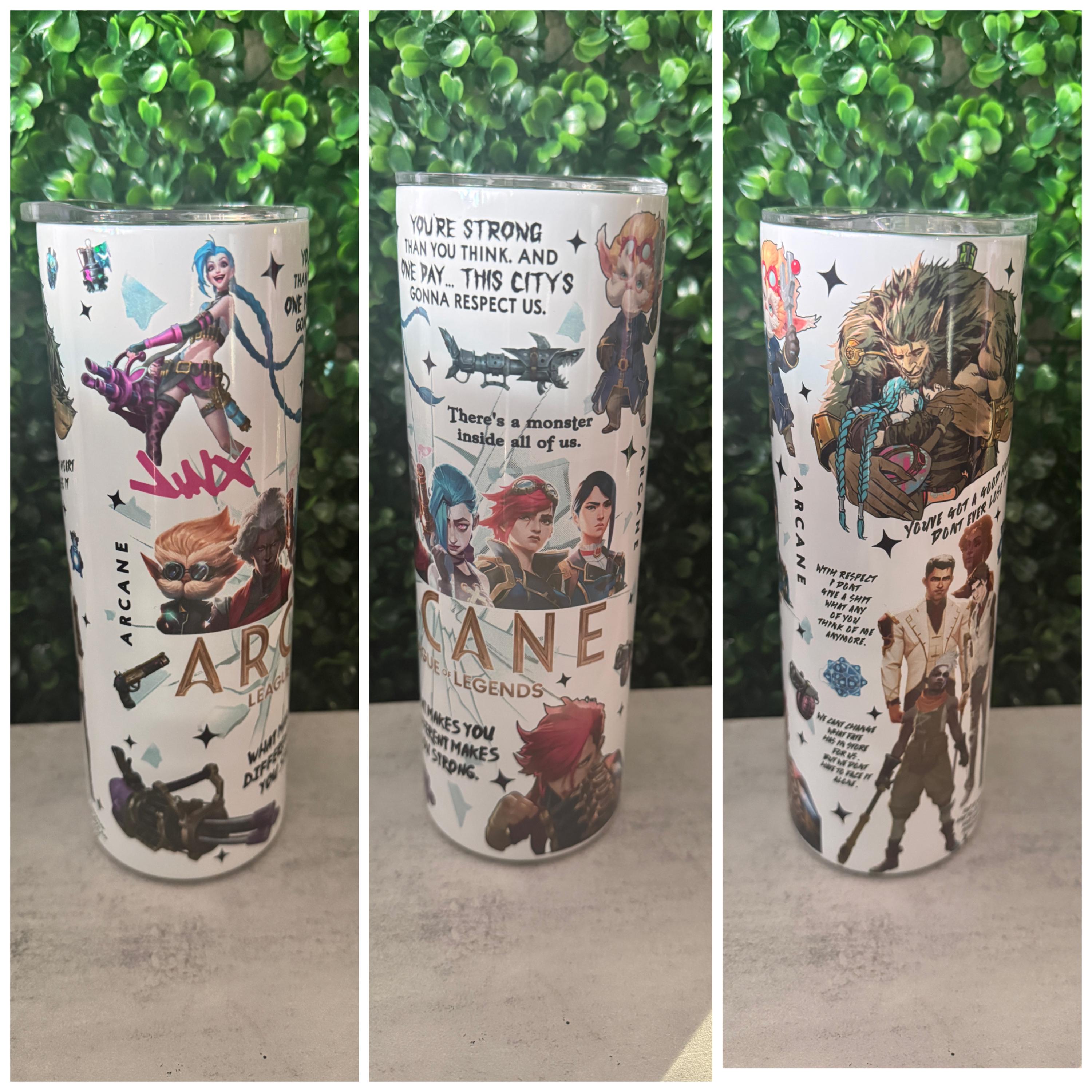 Sisters Stainless Steel Tumbler Gamer Sublimation Anime Unique Custom ...