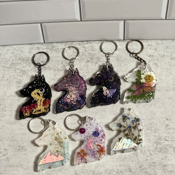 Resin Keychain - Etsy