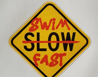 Vinyl Swim Sticker Water Bottle Sticker Swim Gift Swim Team - Etsy