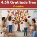 I Am Thankful Leaves Activity for Kids, Fall Thanksgiving Coloring ...