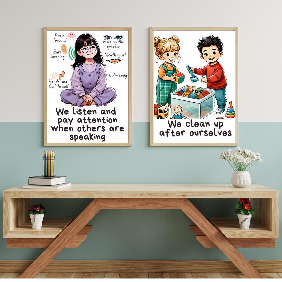 37 Printable Classroom Rules Posters for Daycare, Preschool ...