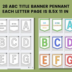 37 Printable Classroom Rules Posters for Daycare, Preschool ...