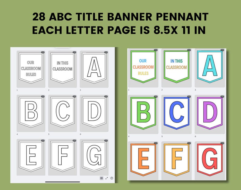 37 Printable Classroom Rules Posters for Daycare, Preschool ...