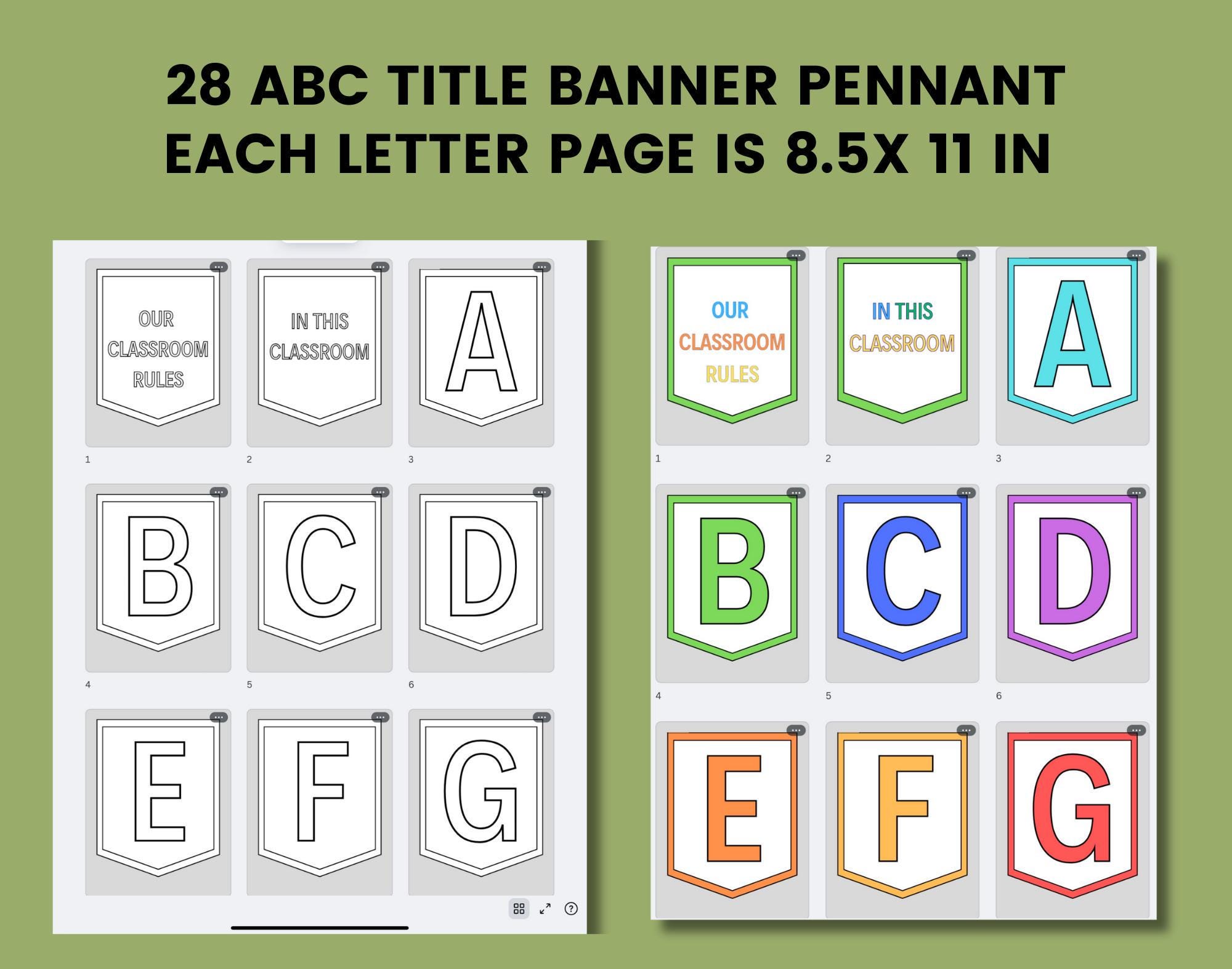 37 Printable Classroom Rules Posters for Daycare, Preschool ...