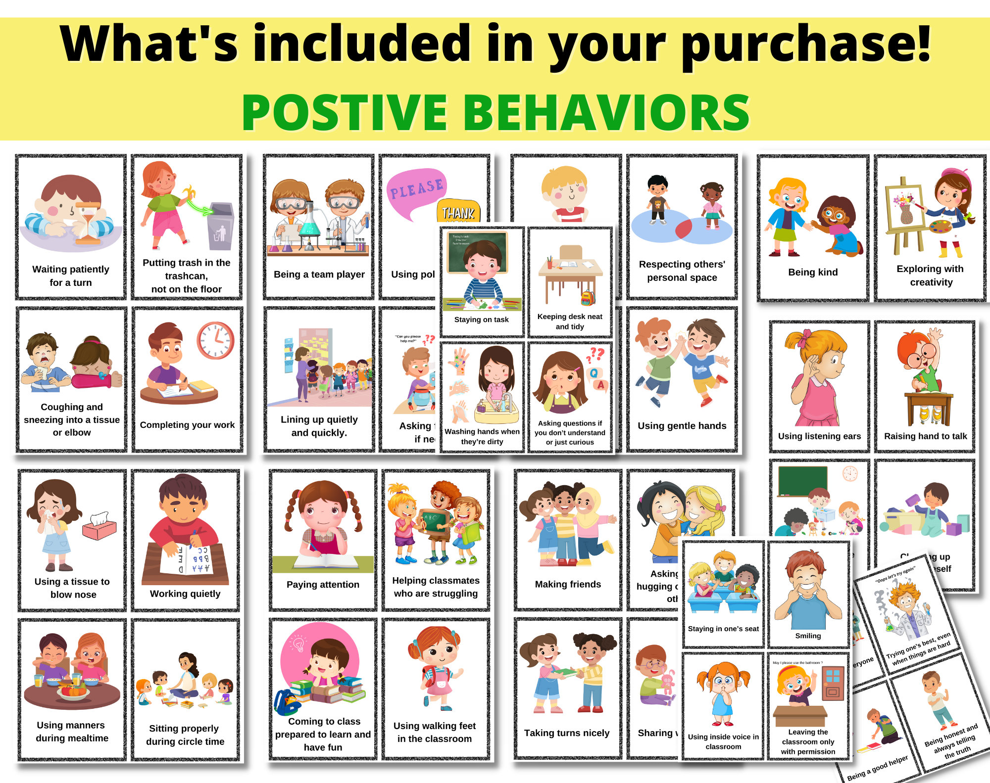 Classroom Behavior Sort, Sorting Activities Toddlers, Preschoolers ...