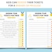 Ticket Rewards Chart for Kids, Raffle Ticket Reward System for Home ...
