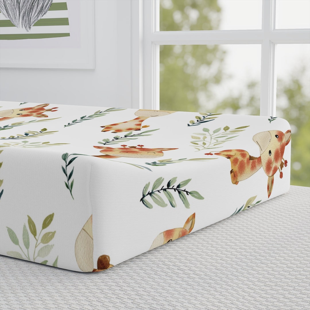 Baby Giraffe Changing Pad, Baby Changing Pad Cover, Unique Changing Pad ...