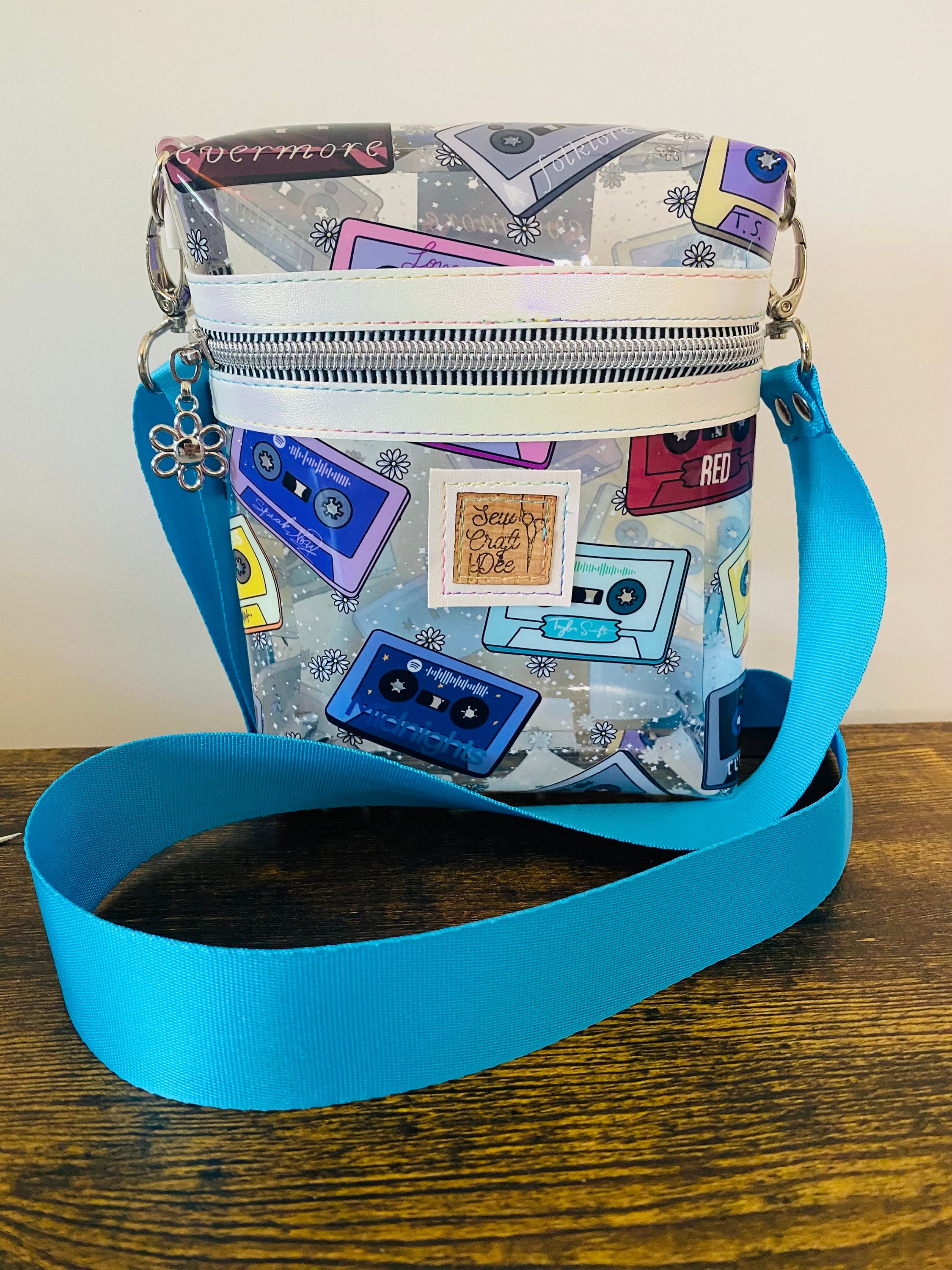 Tay Cassettes Boxy Crossbody Stadium Clear Bag Concert Bag Crossbody ...