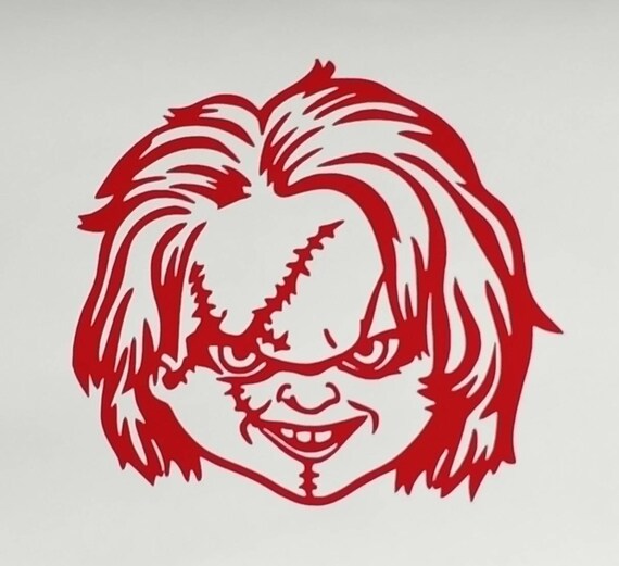 Chucky Vinyl Decal - Etsy