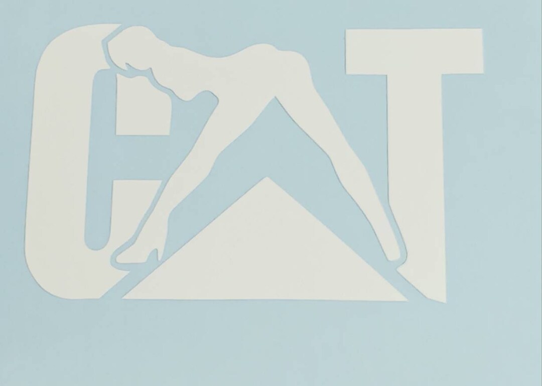 Cat Girl Vinyl Decal Etsy