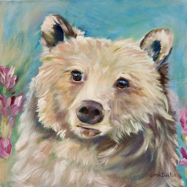 Bear Painting - Etsy