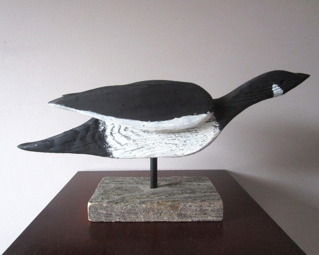 Canadian Goose Figure / Reclaimed Barn Wood / New England Wood Decor ...