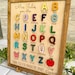 Personalized Alphabet Teacher Sign, ABC Teacher Appreciation Gift - Etsy