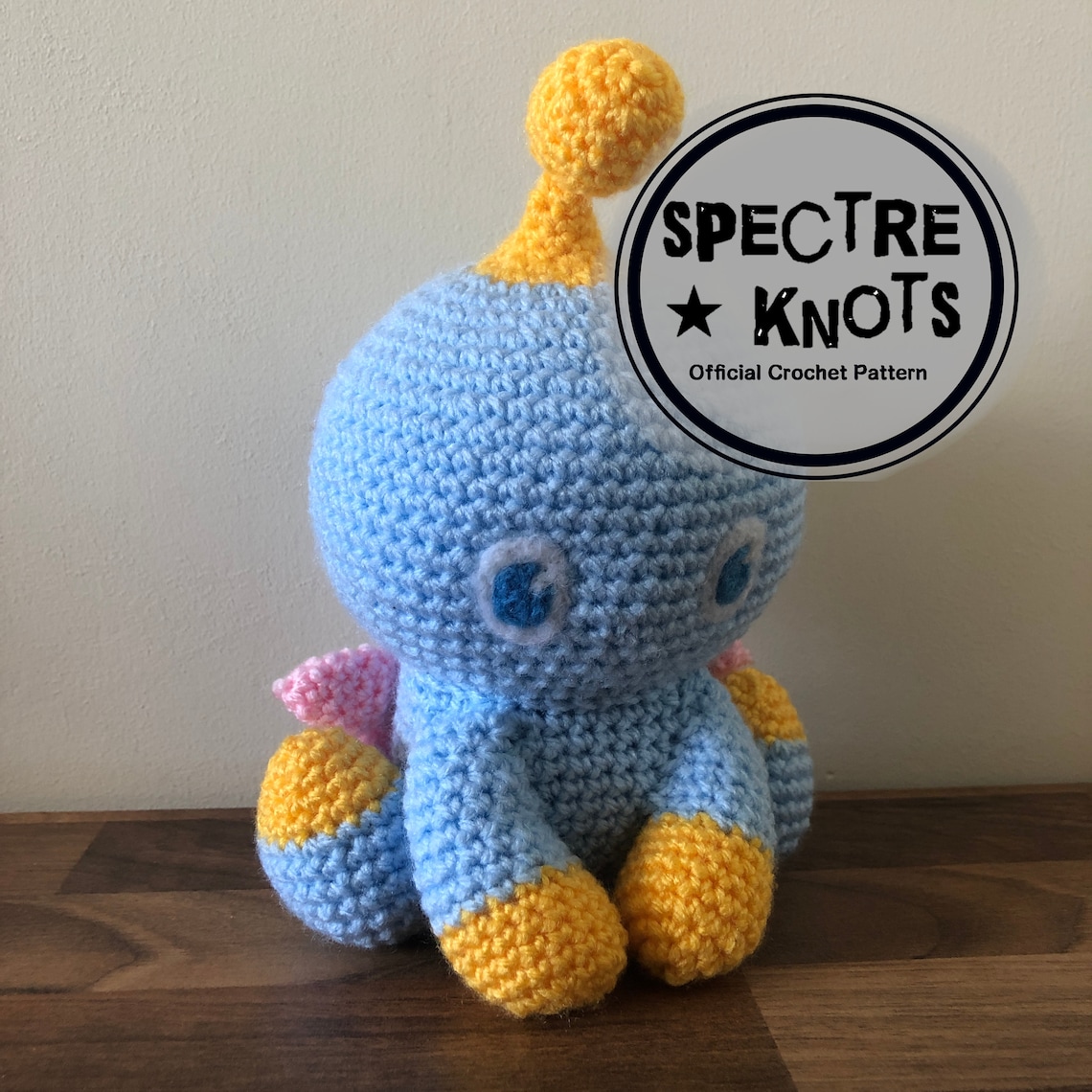 CHAO Neutral Chao Sonic Adventure Plushie Crochet Pattern - Etsy