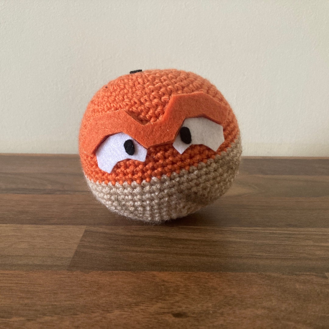 HISUIAN VOLTORB Pokemon Plushie - Handmade Crochet Plushie Doll - Etsy