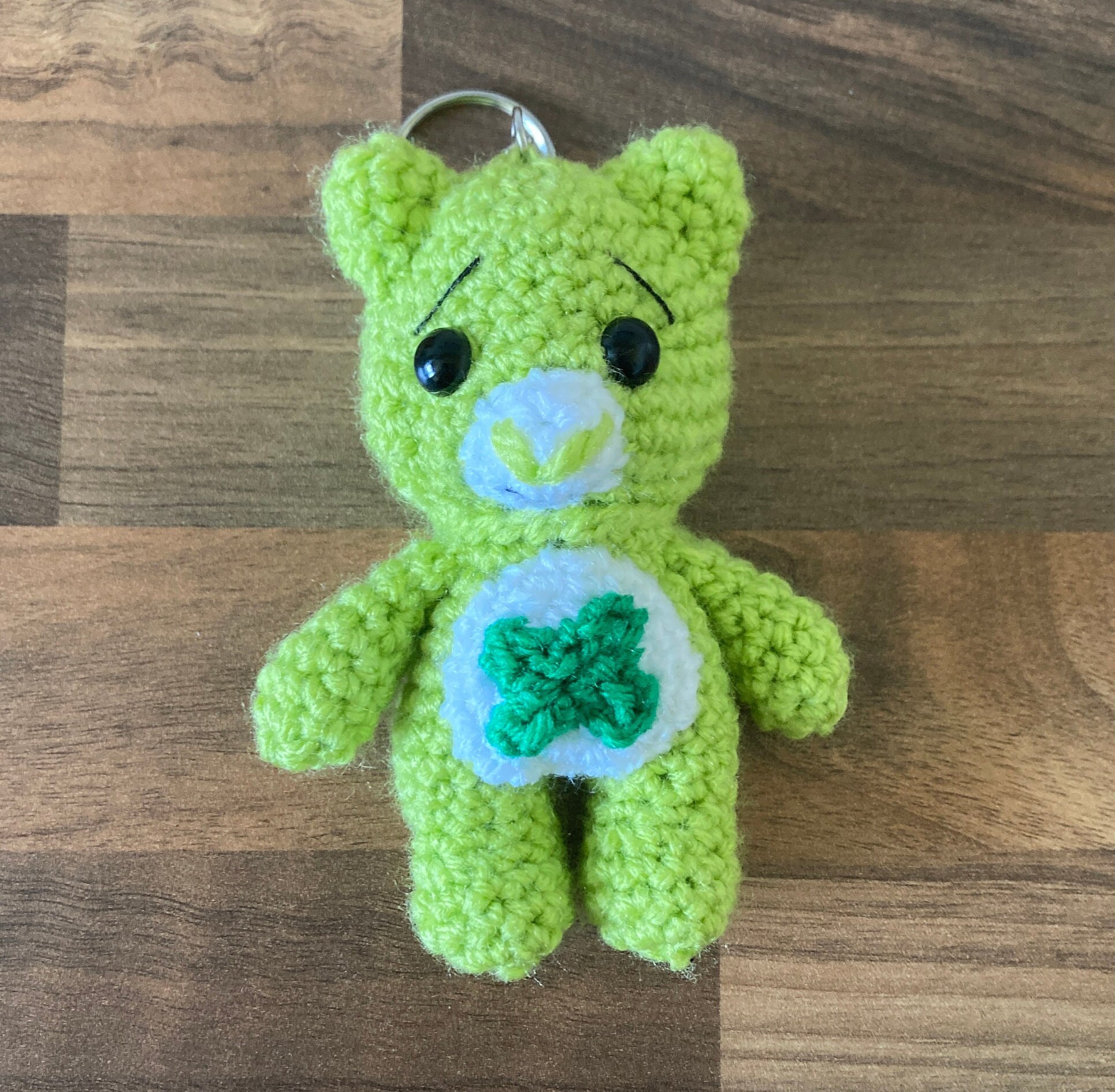 CARE BEARS Keyring Plushie - Wish Bear, Goodluck Bear, Cheer Bear ...